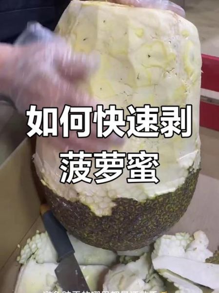 菠萝蜜怎么剥皮小窍门_菠萝蜜剥皮最简单方法-第1张图片-山城妙识 菠萝蜜怎么剥皮小窍门_菠萝蜜剥皮最简单方法-第1张图片-山城妙识