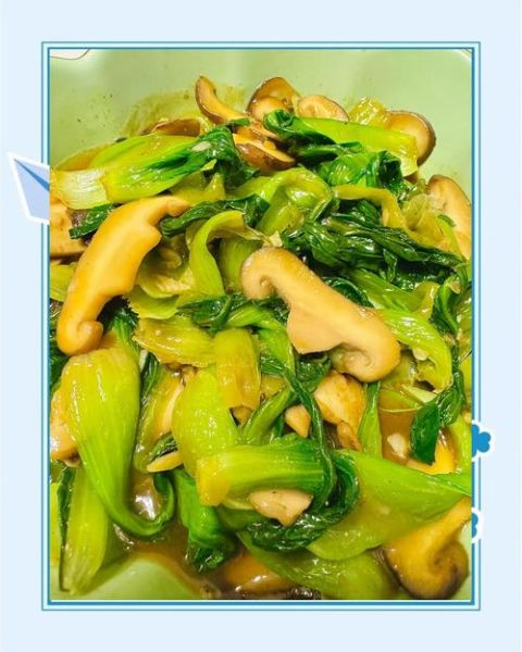 香菇油菜怎么炒好吃_家常香菇油菜的做法大全-第3张图片-山城妙识