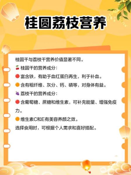 荔枝干和桂圆干的区别_哪个更补血-第3张图片-山城妙识