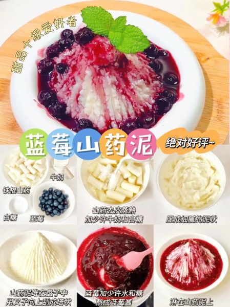 蓝莓山药泥怎么做才好吃_蓝莓山药泥的做法窍门-第1张图片-山城妙识