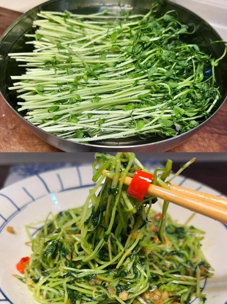 豌豆苗怎么炒_豌豆苗炒几分钟才脆嫩-第2张图片-山城妙识