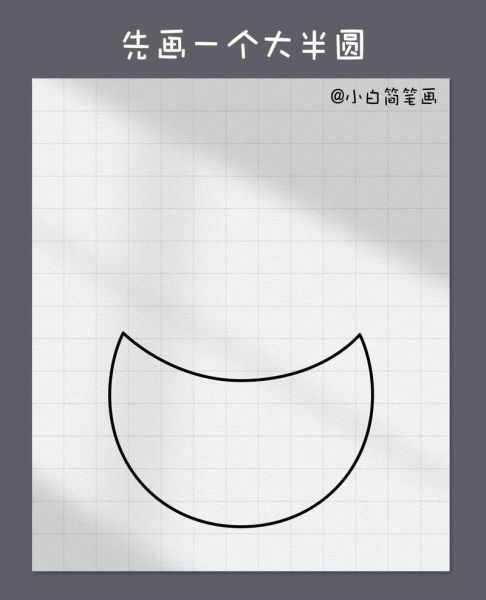 冰淇淋简笔画怎么画_手绘图案步骤-第1张图片-山城妙识