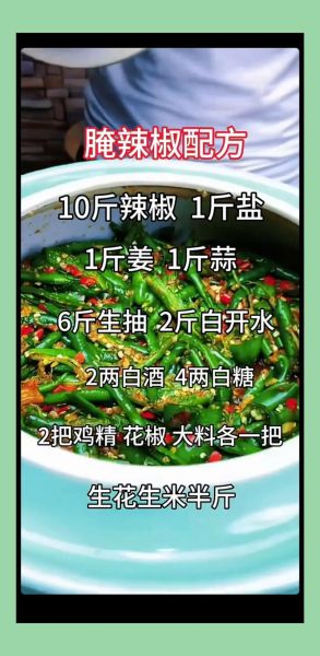 腌辣椒的做法配方_腌辣椒怎么保存不变质-第1张图片-山城妙识