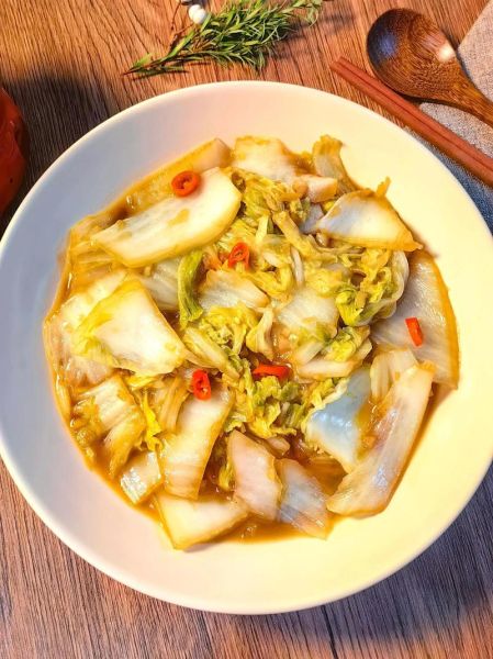 醋溜白菜怎么做_醋溜白菜家常做法-第1张图片-山城妙识