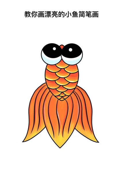 金鱼简笔画怎么画_金鱼图片大全简笔画-第1张图片-山城妙识
