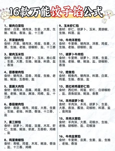 饺子馅怎么调才好吃_14种经典馅料做法大全-第1张图片-山城妙识