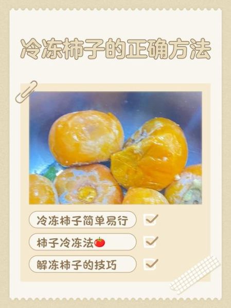 冻柿子怎么保存_冻柿子能放多久-第1张图片-山城妙识