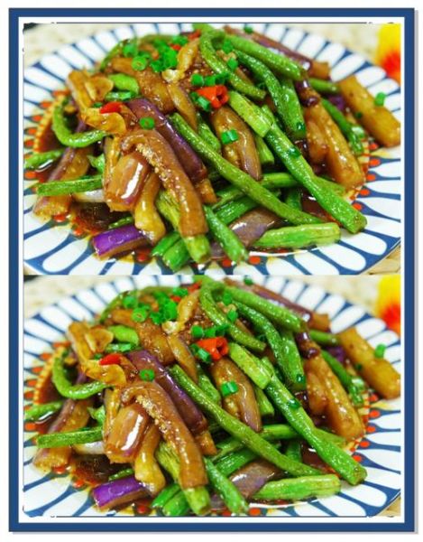 豆角烧茄子怎么做_家常简单做法-第1张图片-山城妙识