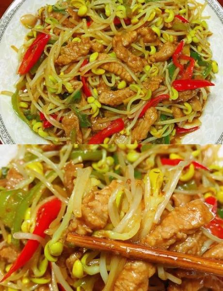 豆芽炒肉怎么炒才脆_豆芽炒肉要不要焯水-第1张图片-山城妙识