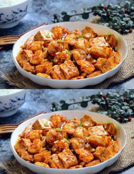 虾仁豆腐怎么做才好吃_虾仁豆腐的家常做法-第1张图片-山城妙识