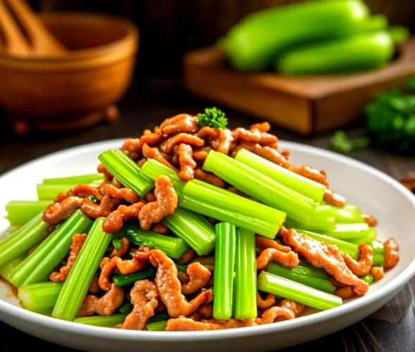 西芹炒肉丝怎么做_西芹炒肉丝用焯水吗-第1张图片-山城妙识 西芹炒肉丝怎么做_西芹炒肉丝用焯水吗-第1张图片-山城妙识