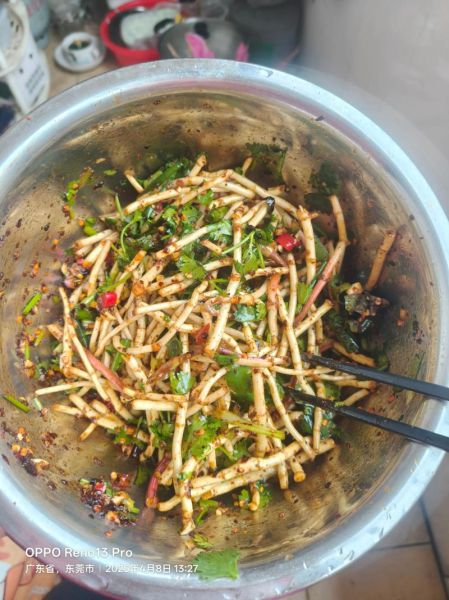 鱼腥草怎么做好吃_鱼腥草凉拌做法视频-第1张图片-山城妙识