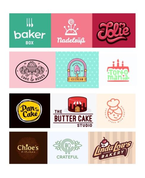 蛋糕店logo怎么设计_蛋糕店logo用什么颜色好-第3张图片-山城妙识