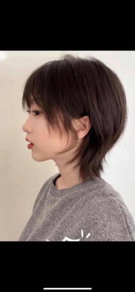 鲻鱼头发型女生短发款_适合什么脸型-第1张图片-山城妙识