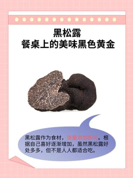 黑松露的功效与作用_怎么吃效果最好-第2张图片-山城妙识