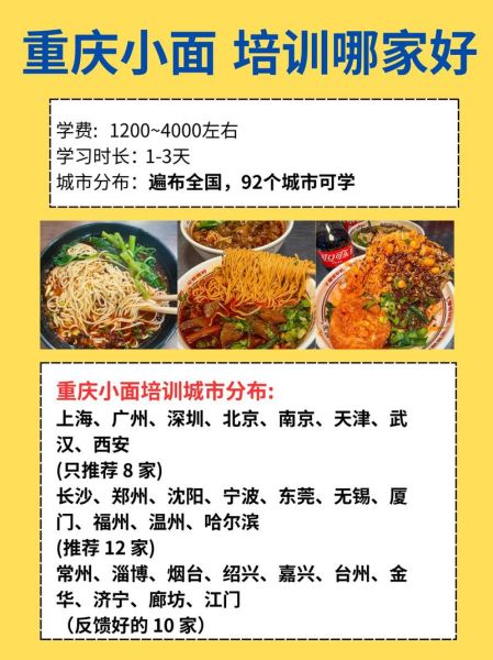 重庆小面培训机构哪家好_学费一般多少钱-第1张图片-山城妙识