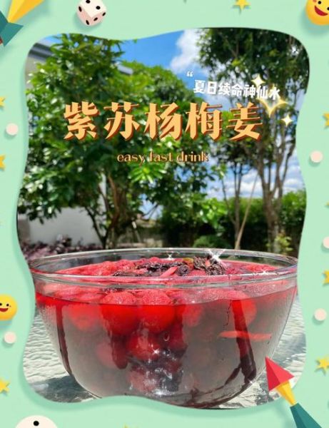 紫苏杨梅汁怎么做_紫苏杨梅汁功效与禁忌-第1张图片-山城妙识