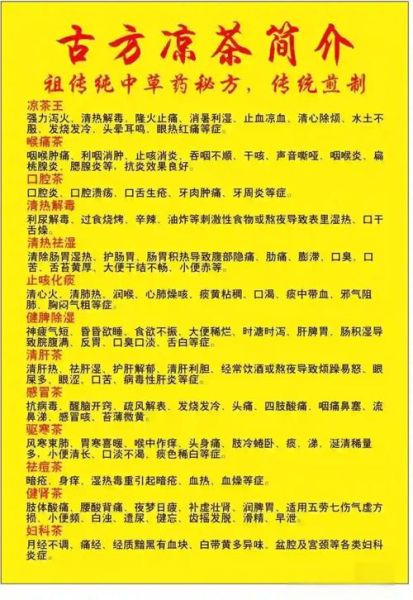 凉茶配方大全_什么凉茶去火效果最好-第3张图片-山城妙识