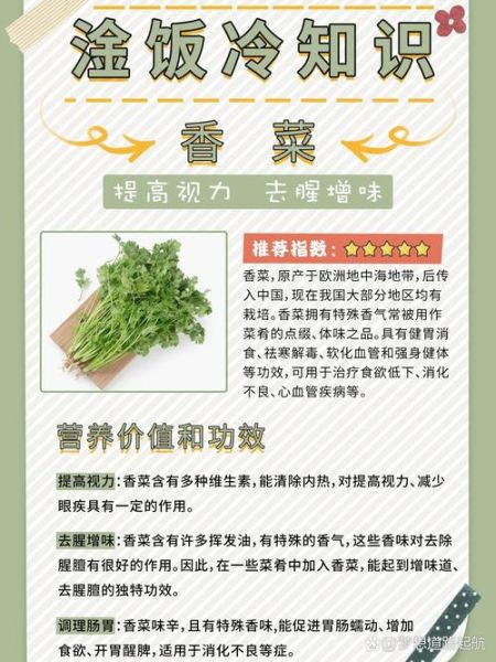 香菜的功效与作用有哪些_香菜怎么吃最健康-第1张图片-山城妙识