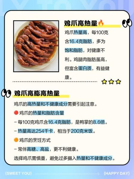 鸡爪的热量是多少_减肥可以吃吗-第1张图片-山城妙识