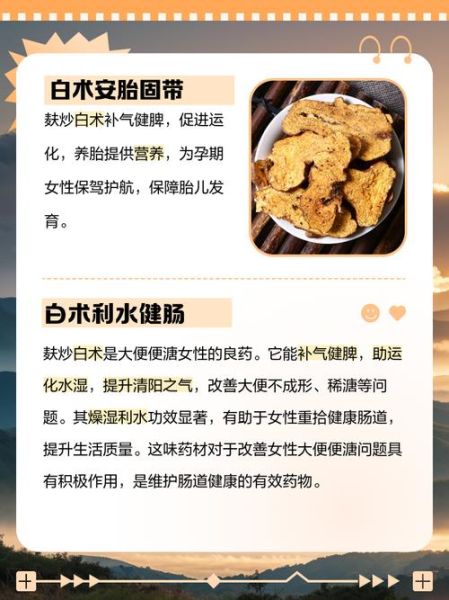 蜜麸炒白术的功效与作用_蜜麸炒白术和生白术区别-第1张图片-山城妙识