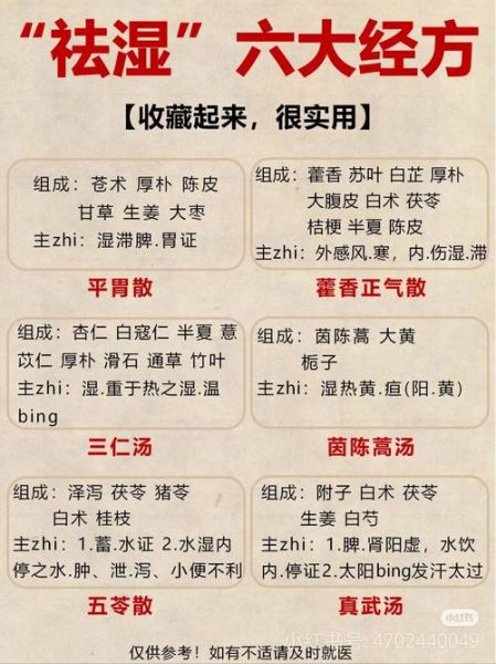 去湿气最好的中药配方_湿气重吃什么中药-第1张图片-山城妙识