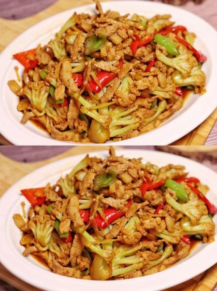 肉片炒花菜怎么做_花菜炒肉片先炒哪个-第3张图片-山城妙识