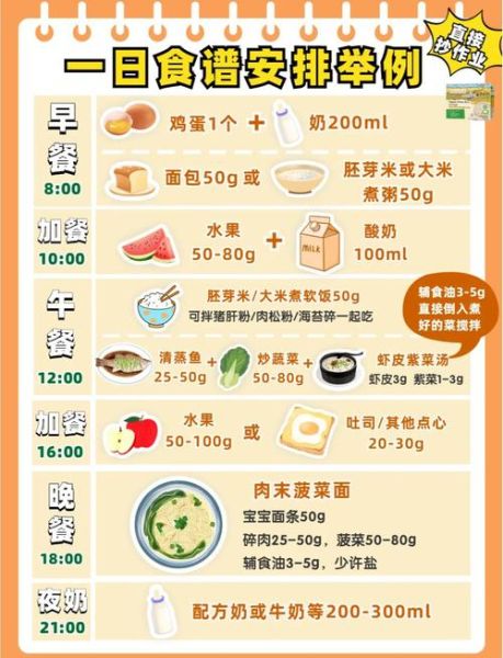 1岁3个月宝宝吃什么辅食_如何安排一日三餐-第2张图片-山城妙识