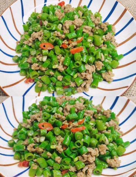 长豆角炒肉末怎么做_豆角炒肉末需要焯水吗-第1张图片-山城妙识
