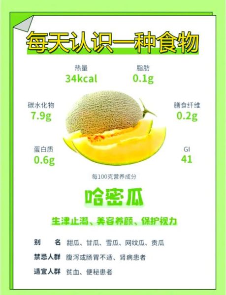 哈密瓜吃了有什么功效_哈密瓜的营养价值与作用-第1张图片-山城妙识