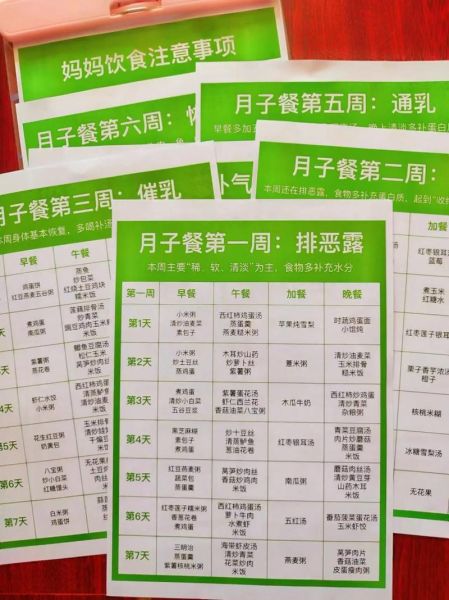 科学月子餐30天食谱大全_产后第一周吃什么好-第3张图片-山城妙识