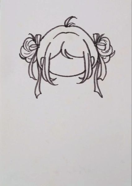 丸子头像怎么画_可爱丸子头简笔画教程-第3张图片-山城妙识 丸子头像怎么画_可爱丸子头简笔画教程-第3张图片-山城妙识