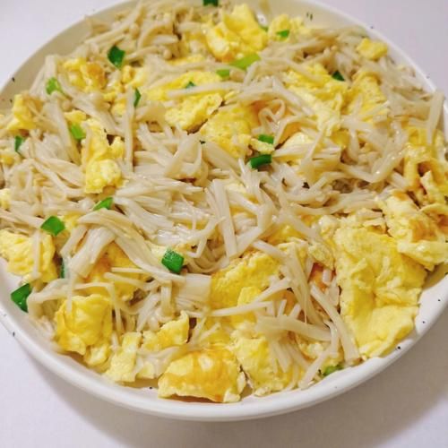金针菇炒鸡蛋怎么炒好吃_金针菇炒鸡蛋的家常做法-第1张图片-山城妙识