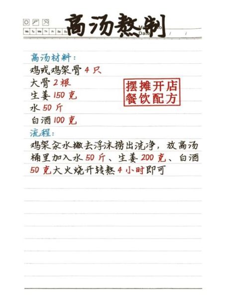 面条汤料配方大全_如何调出正宗高汤-第1张图片-山城妙识