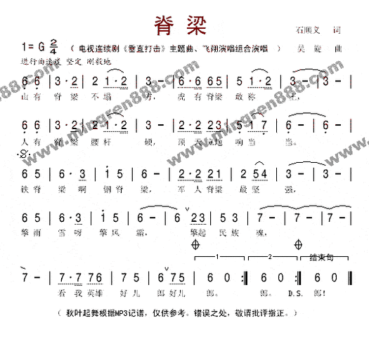 脊梁歌词表达了什么_脊梁歌词背后的故事-第2张图片-山城妙识 脊梁歌词表达了什么_脊梁歌词背后的故事-第2张图片-山城妙识