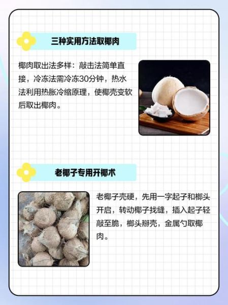 椰肉怎么取出来_椰子肉取不出来怎么办-第2张图片-山城妙识 椰肉怎么取出来_椰子肉取不出来怎么办-第2张图片-山城妙识