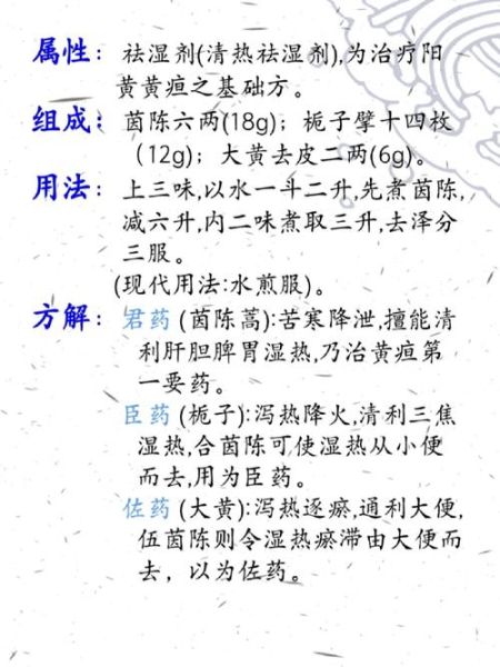 茵陈蒿汤的功效与作用_茵陈蒿汤适合什么人喝-第3张图片-山城妙识 茵陈蒿汤的功效与作用_茵陈蒿汤适合什么人喝-第3张图片-山城妙识