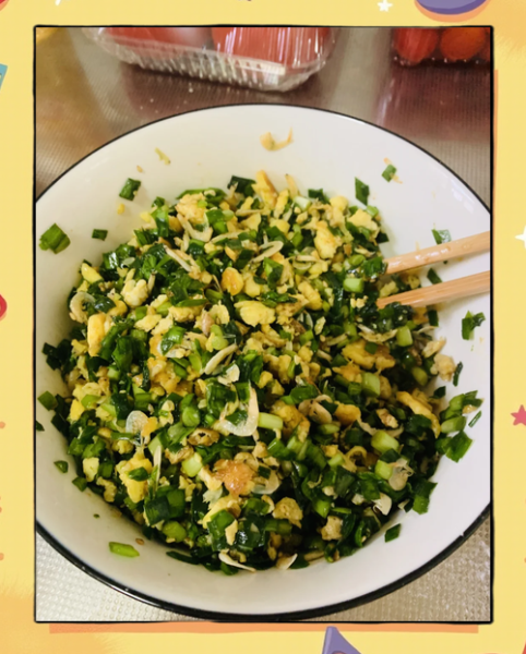 韭菜素三鲜饺子馅怎么做_韭菜鸡蛋虾皮比例-第1张图片-山城妙识