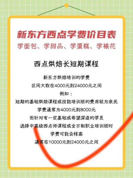 新东方西点学费多少钱_新东方西点学费价目表-第2张图片-山城妙识 新东方西点学费多少钱_新东方西点学费价目表-第2张图片-山城妙识