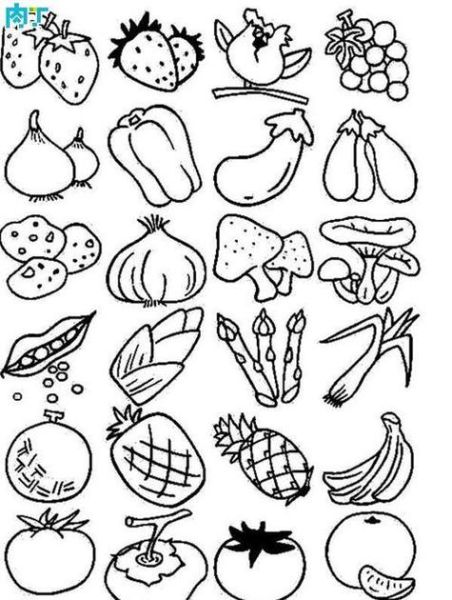 青菜水果简笔画怎么画_简笔画青菜水果步骤-第1张图片-山城妙识 青菜水果简笔画怎么画_简笔画青菜水果步骤-第1张图片-山城妙识