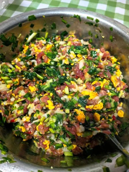 韭菜鸡蛋饺子怎么调馅_韭菜鸡蛋饺子馅怎么调好吃-第1张图片-山城妙识