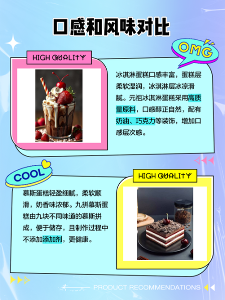 慕斯蛋糕和冰淇淋蛋糕哪个好吃_区别在哪-第1张图片-山城妙识 慕斯蛋糕和冰淇淋蛋糕哪个好吃_区别在哪-第1张图片-山城妙识