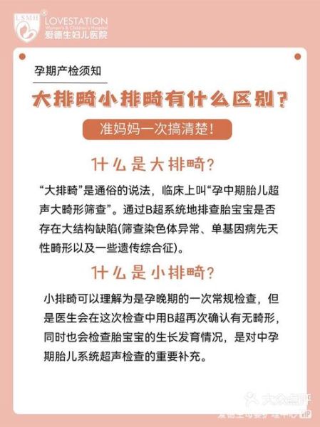 大排畸和小排畸什么时候做_区别有哪些-第1张图片-山城妙识 大排畸和小排畸什么时候做_区别有哪些-第1张图片-山城妙识