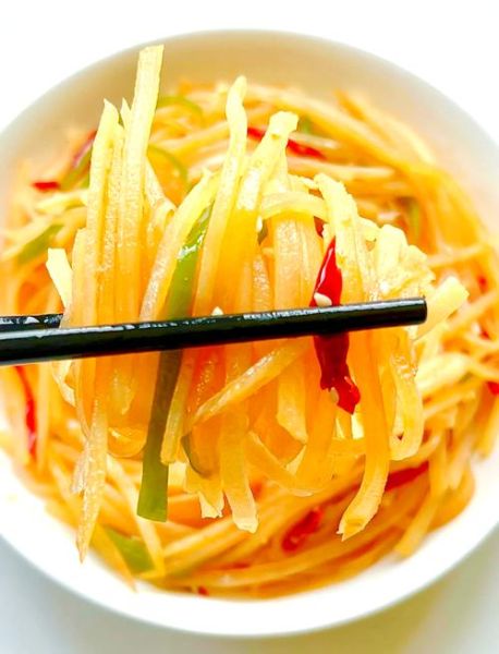 脆土豆丝怎么做_土豆丝怎么炒才脆-第1张图片-山城妙识