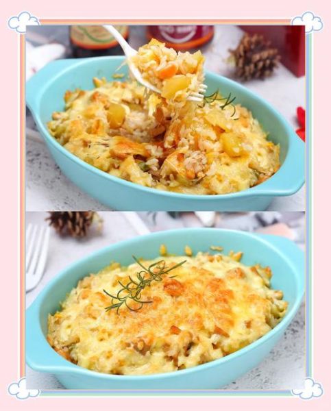 鸡肉芝士焗饭怎么做_芝士焗饭拉丝技巧-第1张图片-山城妙识 鸡肉芝士焗饭怎么做_芝士焗饭拉丝技巧-第1张图片-山城妙识