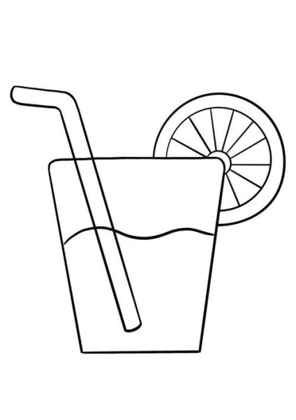 果汁杯简笔画怎么画_果汁杯简笔画教程-第3张图片-山城妙识