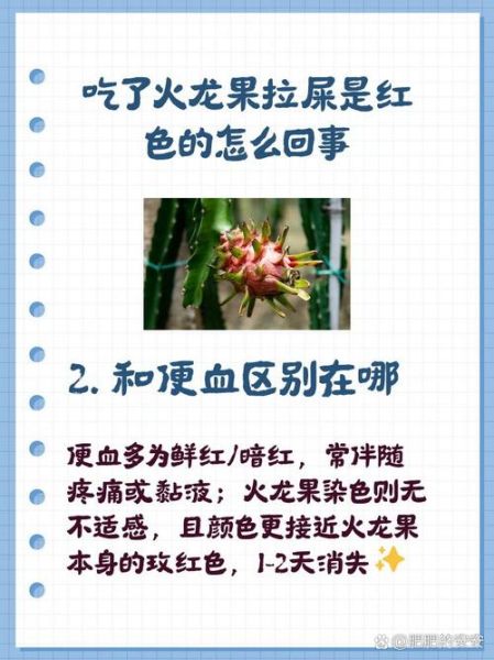 吃火龙果便血吓死了_火龙果便血正常吗-第3张图片-山城妙识