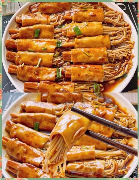 豆皮金针菇卷怎么做好吃_豆皮金针菇卷的做法窍门-第1张图片-山城妙识 豆皮金针菇卷怎么做好吃_豆皮金针菇卷的做法窍门-第1张图片-山城妙识