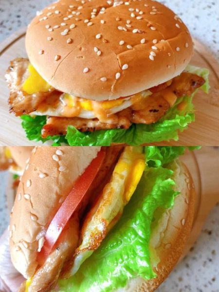 鸡肉汉堡图片大全大图_鸡肉汉堡怎么做好吃-第3张图片-山城妙识 鸡肉汉堡图片大全大图_鸡肉汉堡怎么做好吃-第3张图片-山城妙识