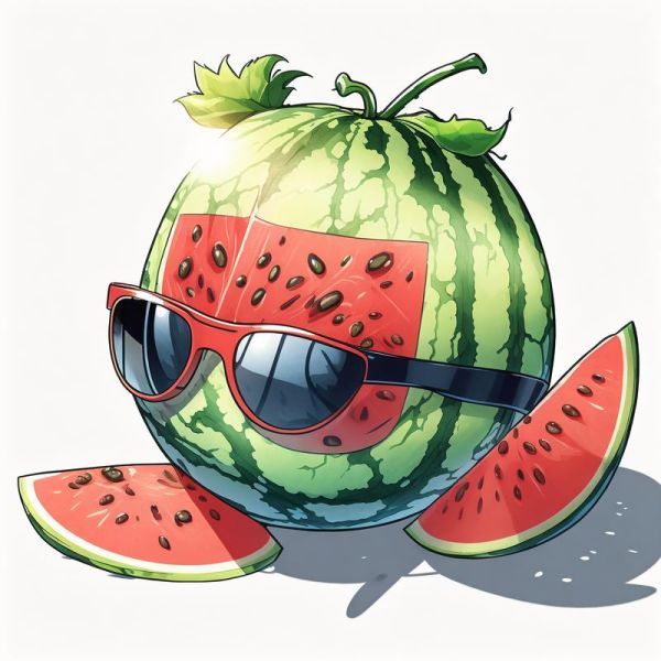 西瓜卡通图片怎么画_西瓜卡通图片素材哪里找-第3张图片-山城妙识